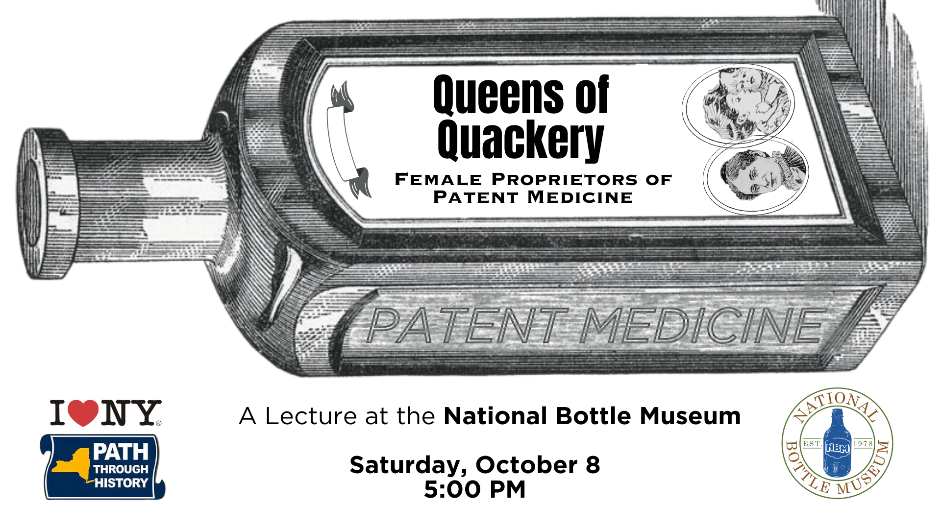 LECTURE: Queens of Quackery: Female Proprietors of Patent Medicine - The National Bottle Museum
